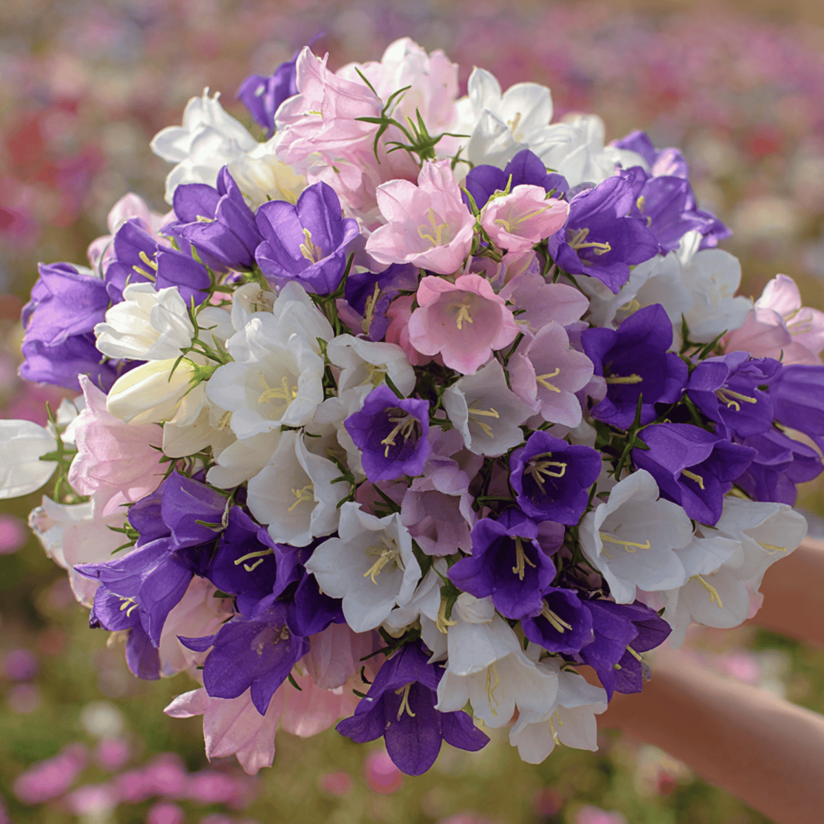 Canterbury Bells, Mix (Campanula medium) - 100 Seeds - Seed Therapy ...