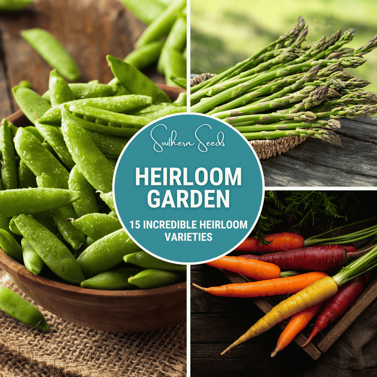 Heirloom Vegetable Seed Collection - 15 Varieties - Seed Therapy ...
