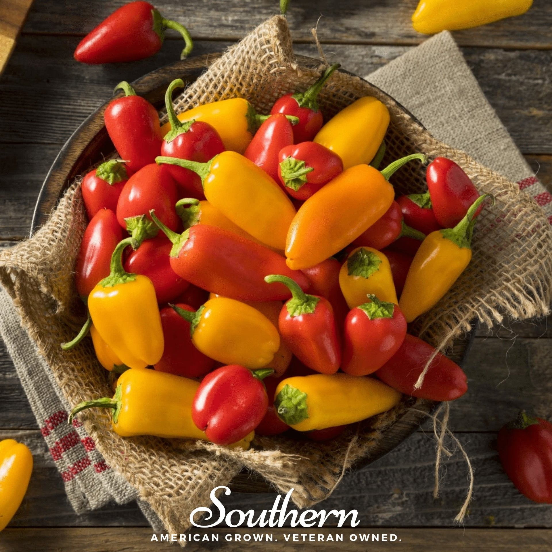 Pepper, Lunchbox Sweet Pepper - 25 Seeds - Seed Therapy – Southern Seeds
